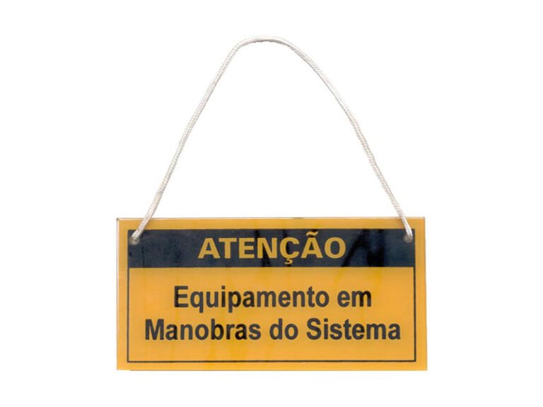 W&N Sinalização | Placa Equipamentos